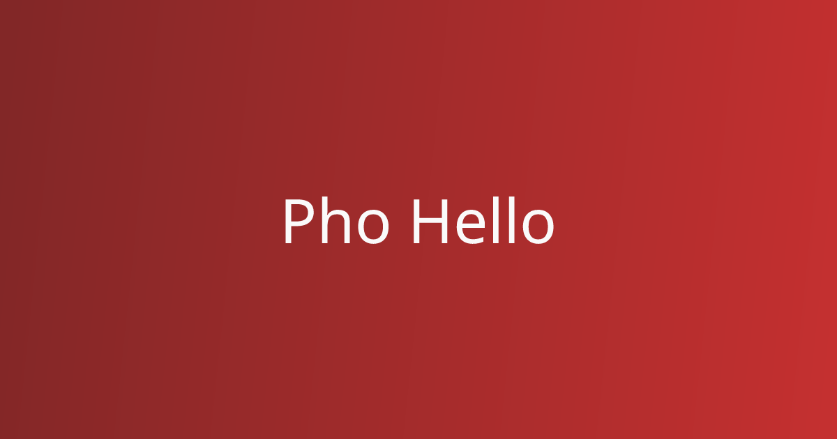 Order Authentic Vietnamese Online | Pho Hello - Pickup or Delivery ...